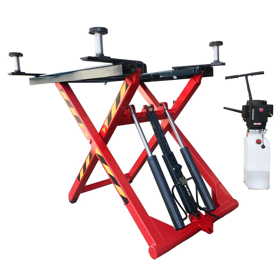 KATOOL Car Lift 6000LB Portable Mid Rise Scissor Lift 48" Lifting Heig ...